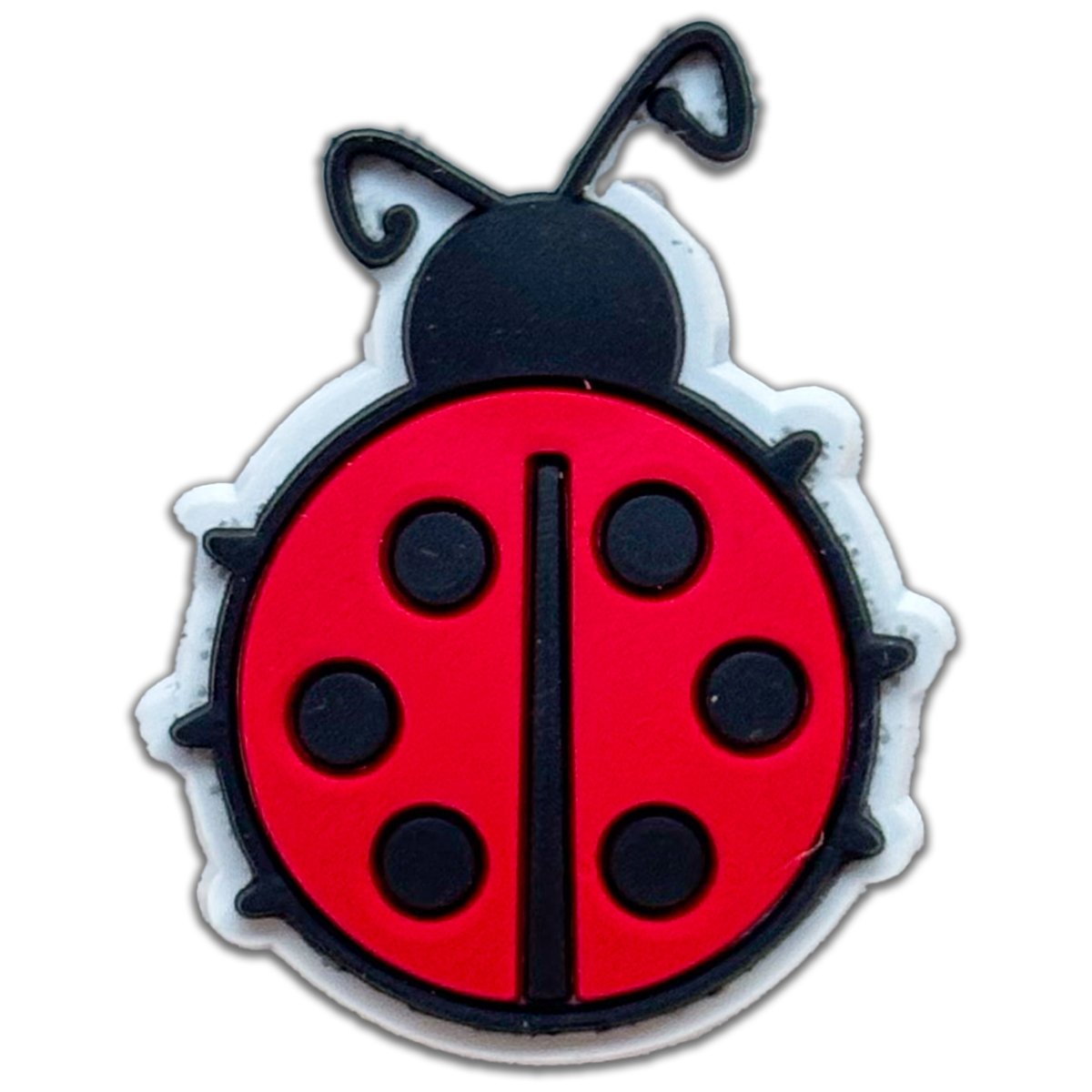 Colorful Ladybug Shoe Charm